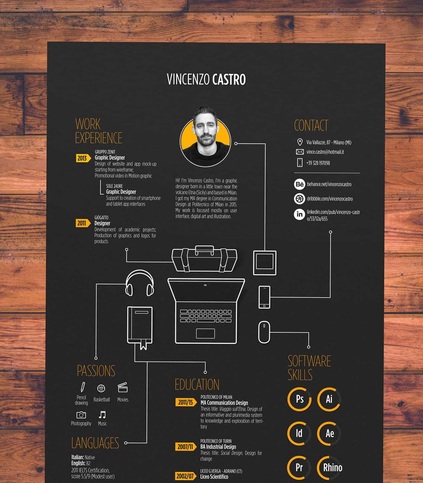 How To Create An Infographic Resume Plus Templates And Examples Riset
