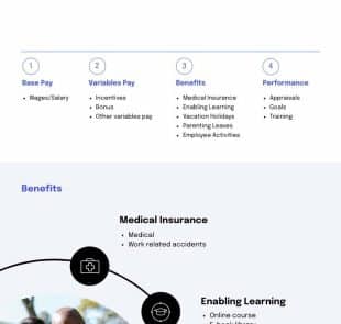 Employee Compensation & Benefits | Free HR Template - Piktochart