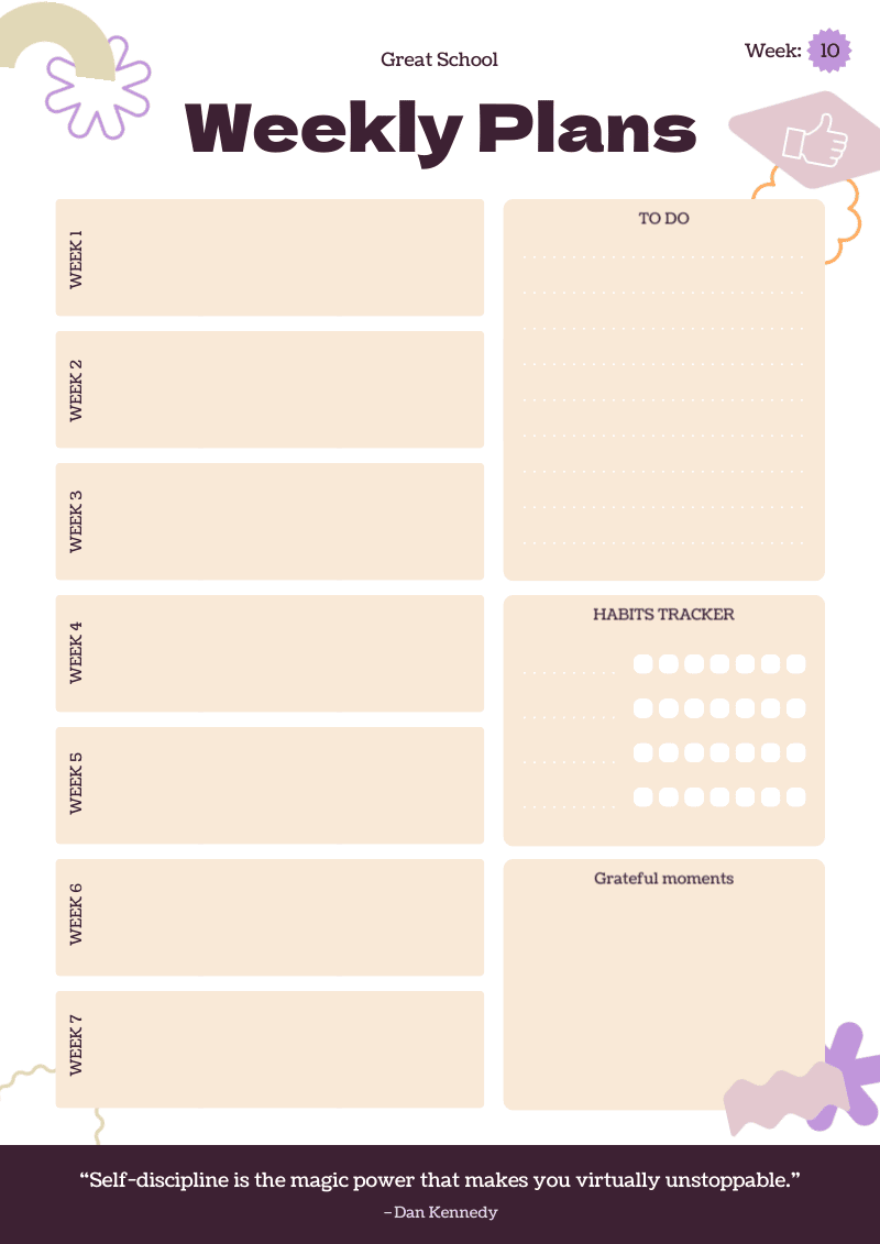 Weekly Learning Plan Template Deped Infoupdate