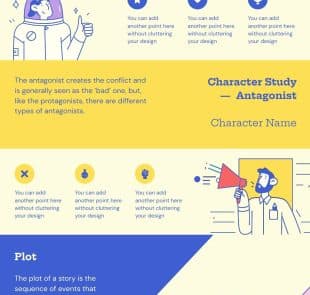 Book Learning Report Widescreen | Free Presentation Template - Piktochart