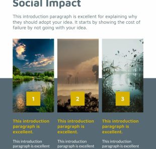 Corporate Sustainability Report | Free Report Template - Piktochart