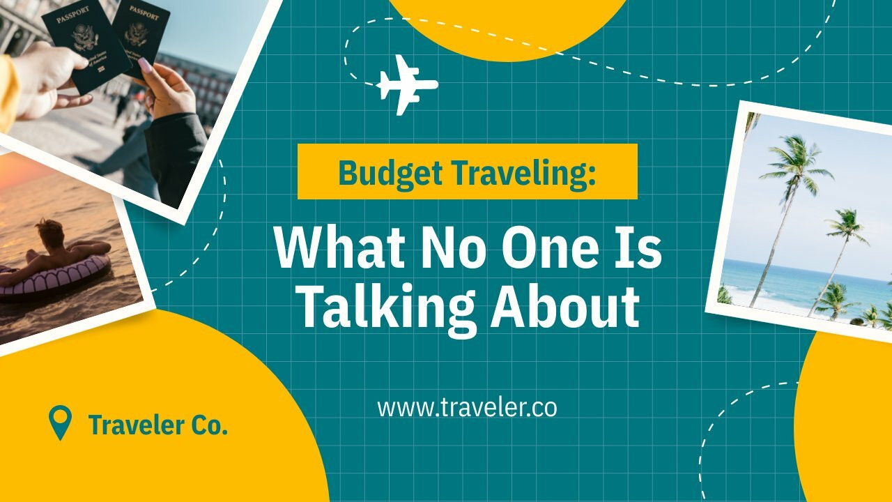 Travel Vlog YouTube Thumbnail | Free Social Media Template - Piktochart