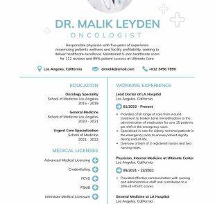 Creative Resume | Free Resume Template - Piktochart