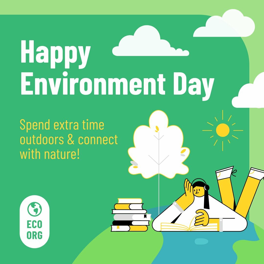 Happy Environment Day Instagram Post Piktochart Happy Environment Day Instagram Post Piktochart