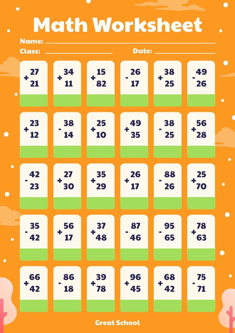 Math Worksheet Piktochart Math Worksheet Piktochart