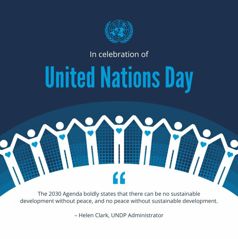 United Nations Day Instagram Post - Piktochart