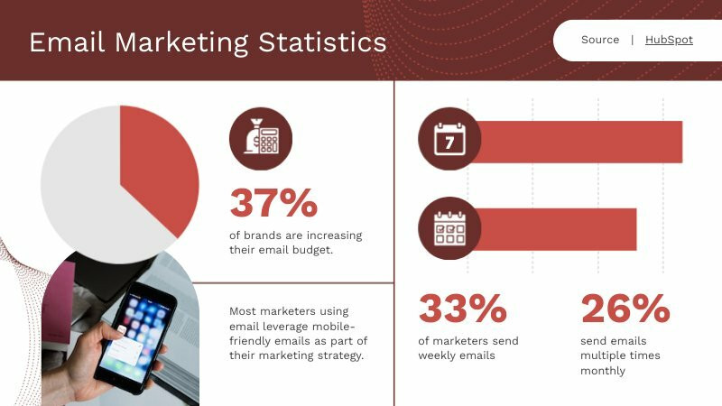 Email Marketing Statistics - Piktochart
