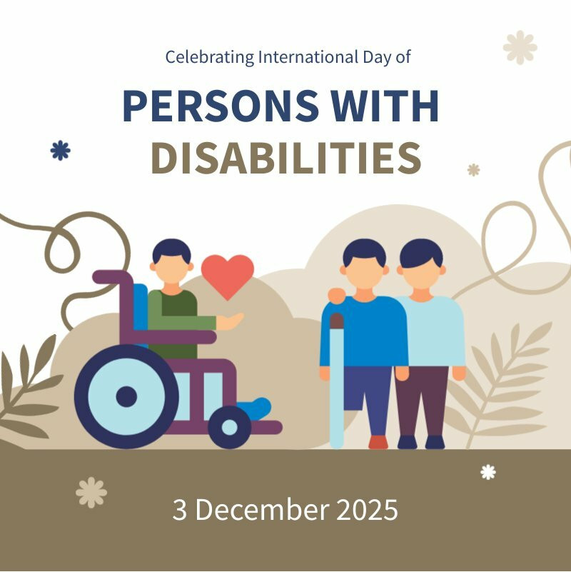 Day for Persons With Disabilities Instagram Post - Piktochart