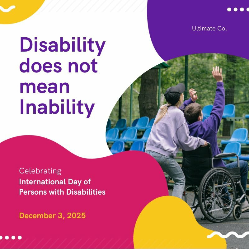 International Disability Day Instagram Post - Piktochart