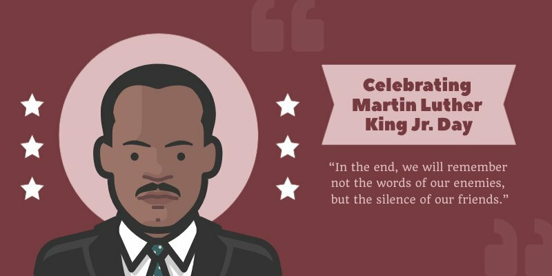 Martin Luther King Jr. Day Twitter Post | Free Social Media Template ...