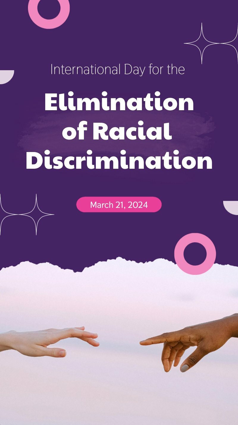 Creative Elimination of Racial Discrimination IG Story - Piktochart