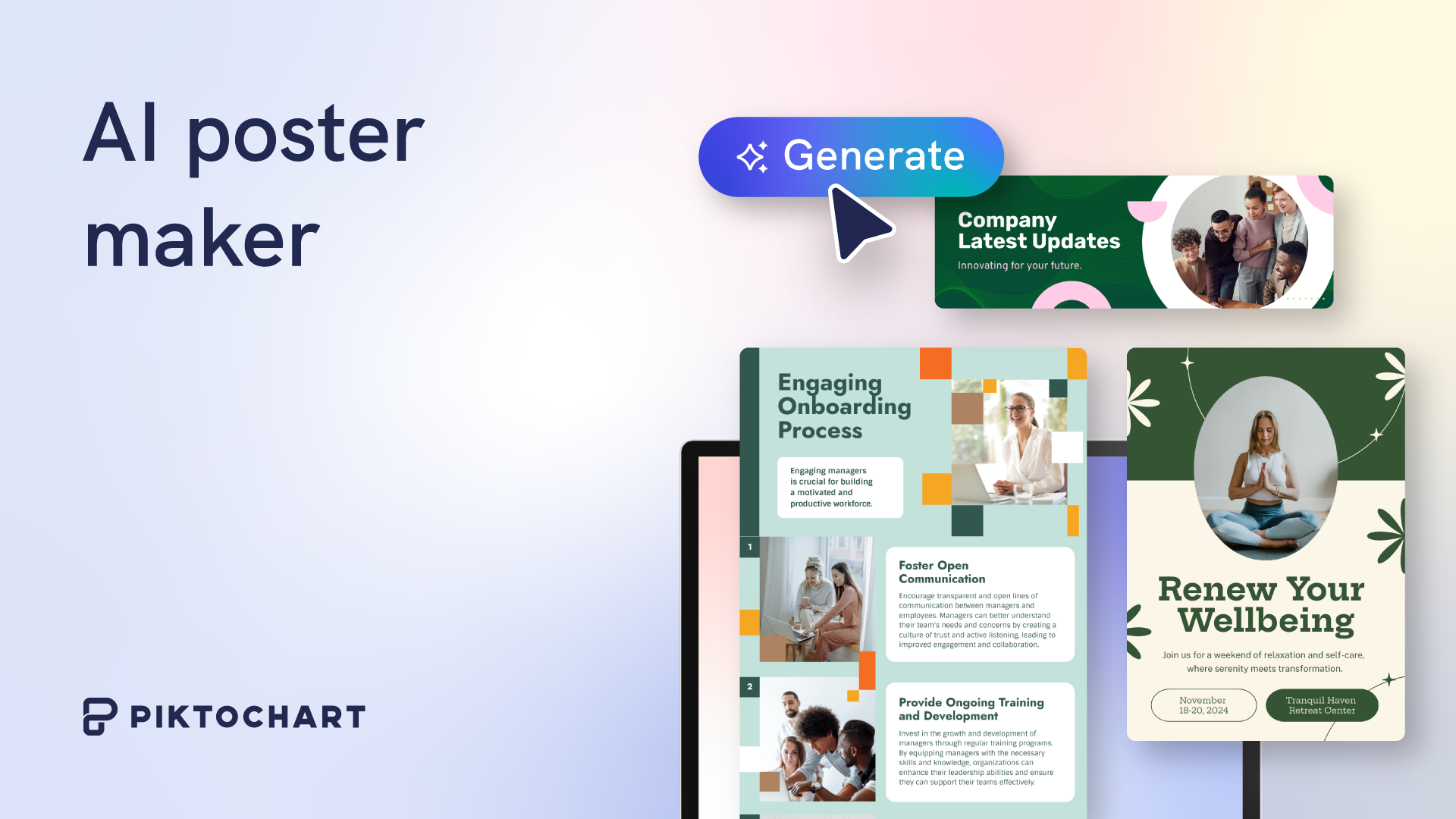 AI poster maker gratuito-Piktochart AI - Piktochart