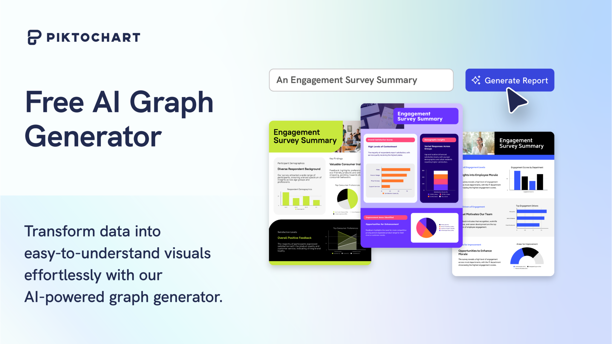 Kostenloser AI Graph Generator - Piktochart