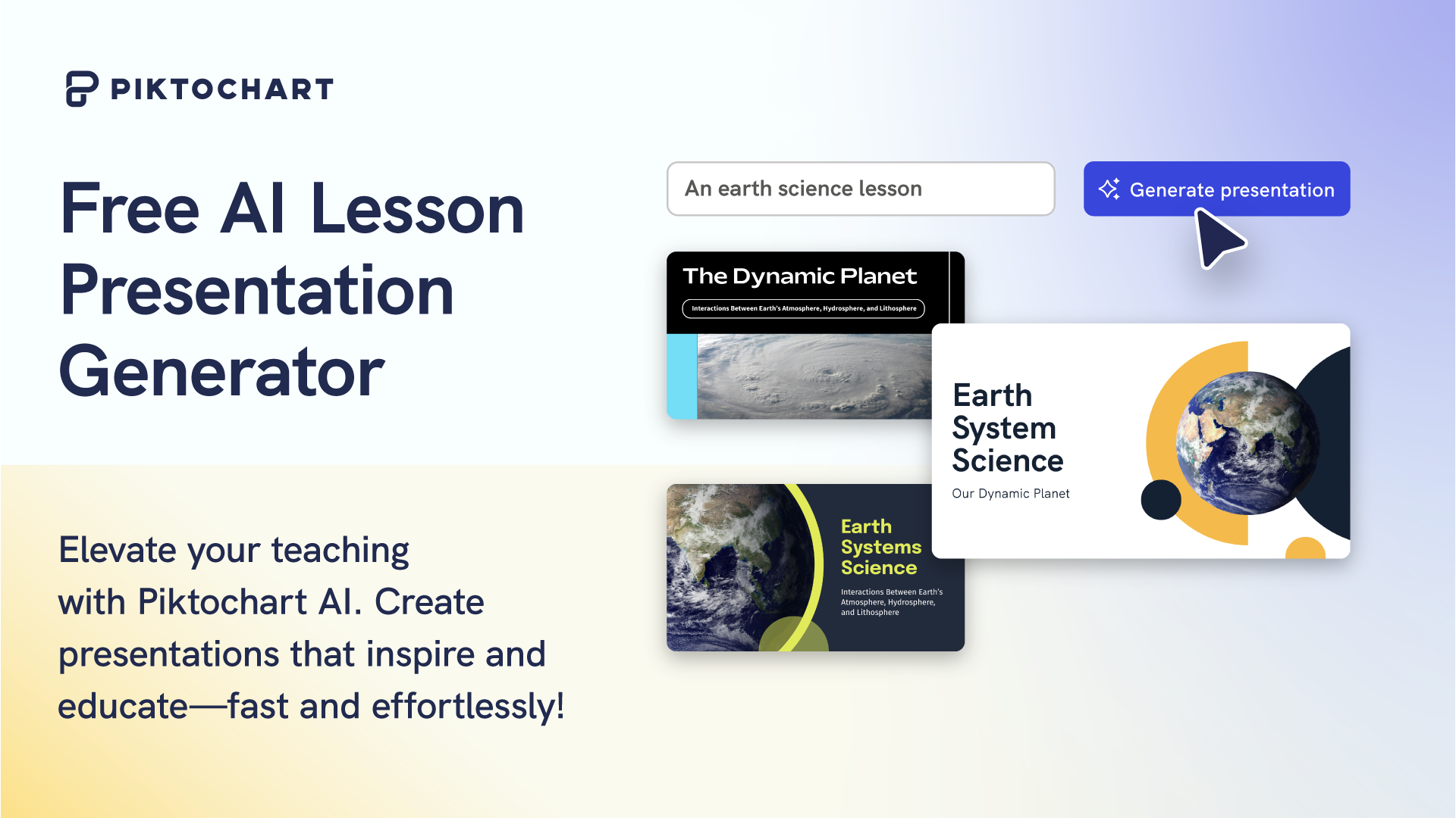 AI Lesson Presentation Generator: Effortless slide creation for educators