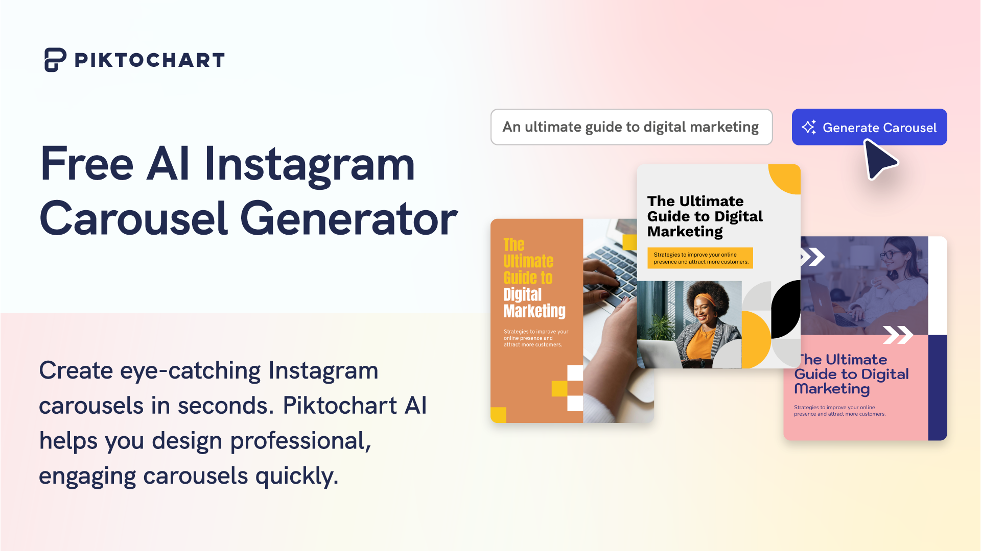 Free AI Instagram Carousel Generator—Piktochart AI