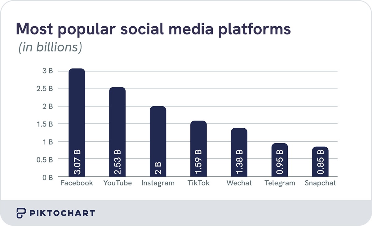 Social Media Demographics 2025 | Piktochart
