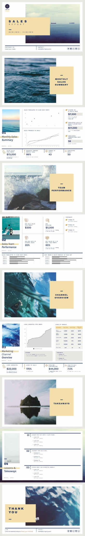 Monthly Progress Report - Piktochart